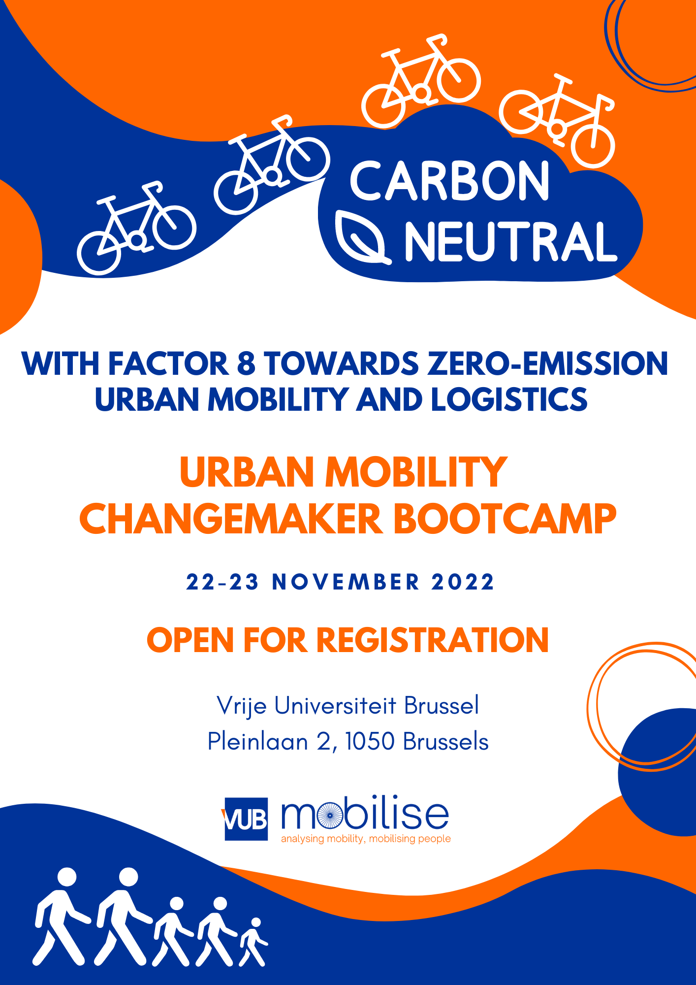 Urban mobility changemaker bootcamp | Vrije Universiteit Brussel