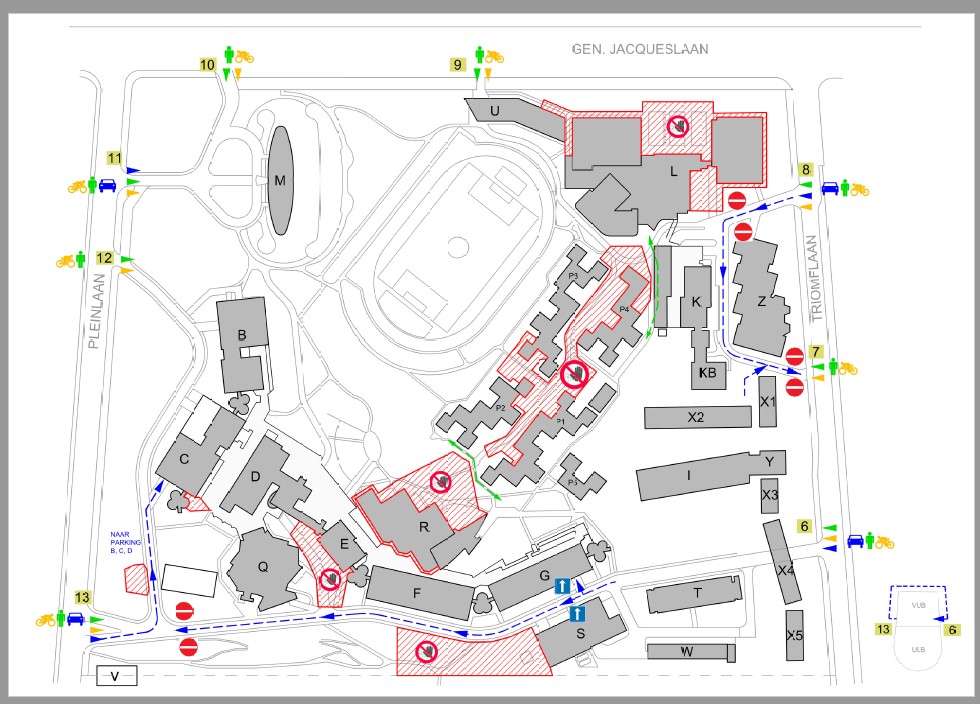 Campus map | Vrije Universiteit Brussel