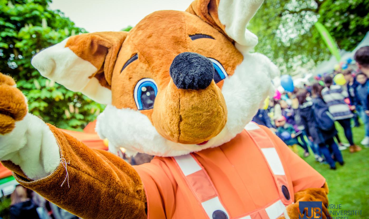 The fox, mascot of the VUB | Vrije Universiteit Brussel