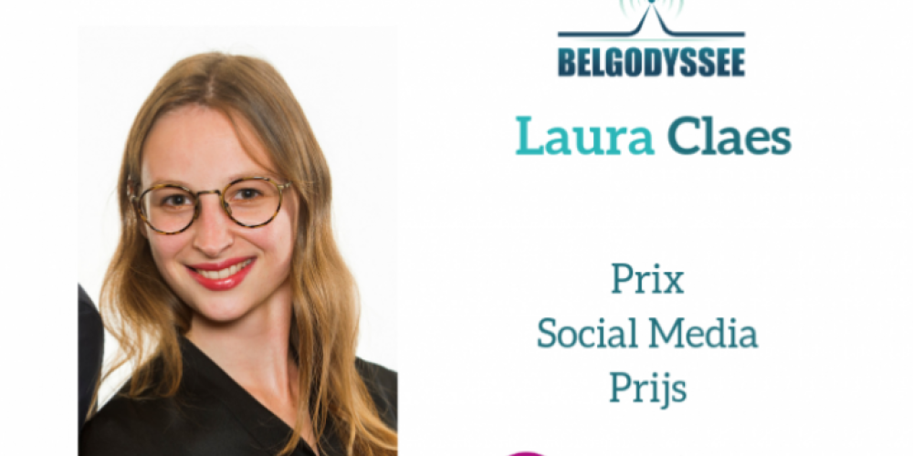 Laura Claes wint Social Media Prijs van Belgodyssee 2018 | Vrije ...